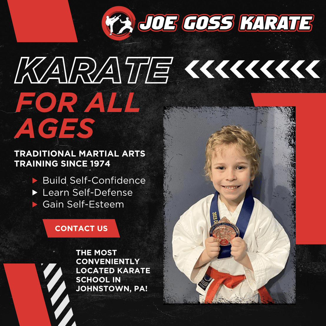 About Us - Joe Goss Karate School | Martial Arts Training