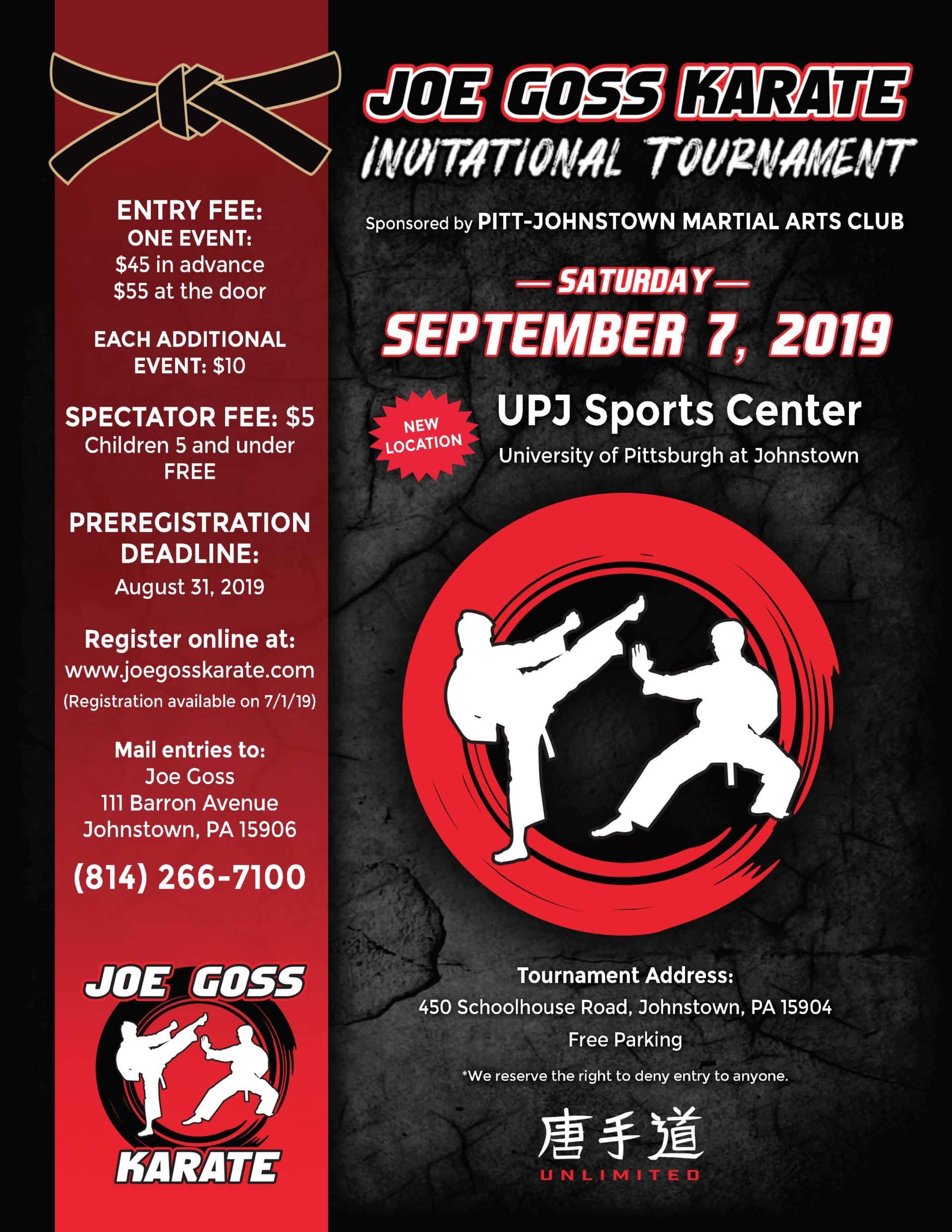 2024 Joe Goss Karate Invitational Tournament | Joe Goss Karate